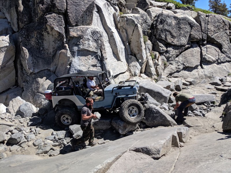 Rubicon Trail Little Sluice